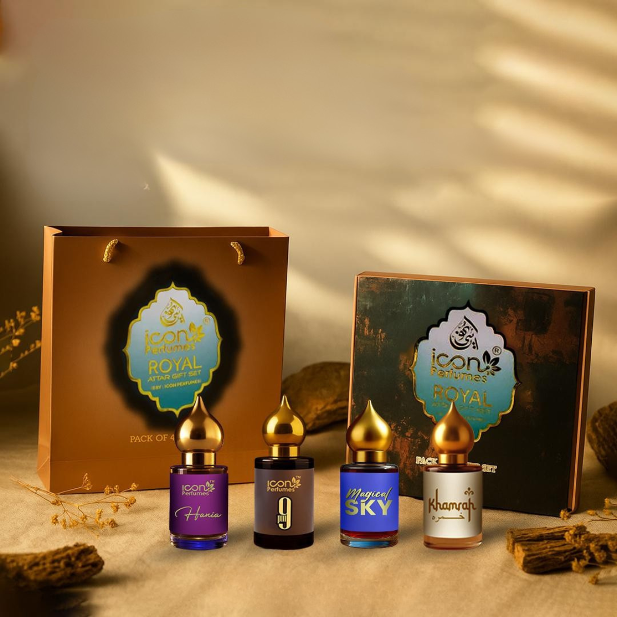 Royal Attar Gift Set – H9MK Edition | Icon Perfumes India